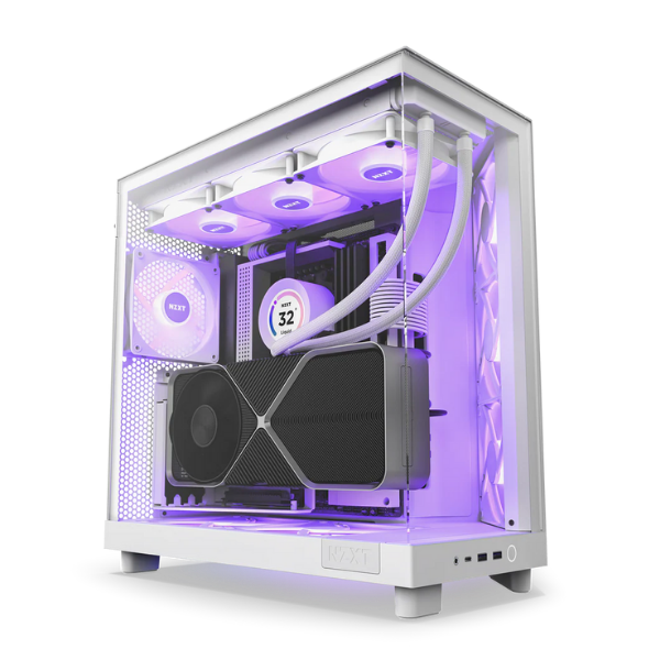Vortex 7 Max White Gaming PC | Ideal for 4K gaming - Vektra Computers LLC